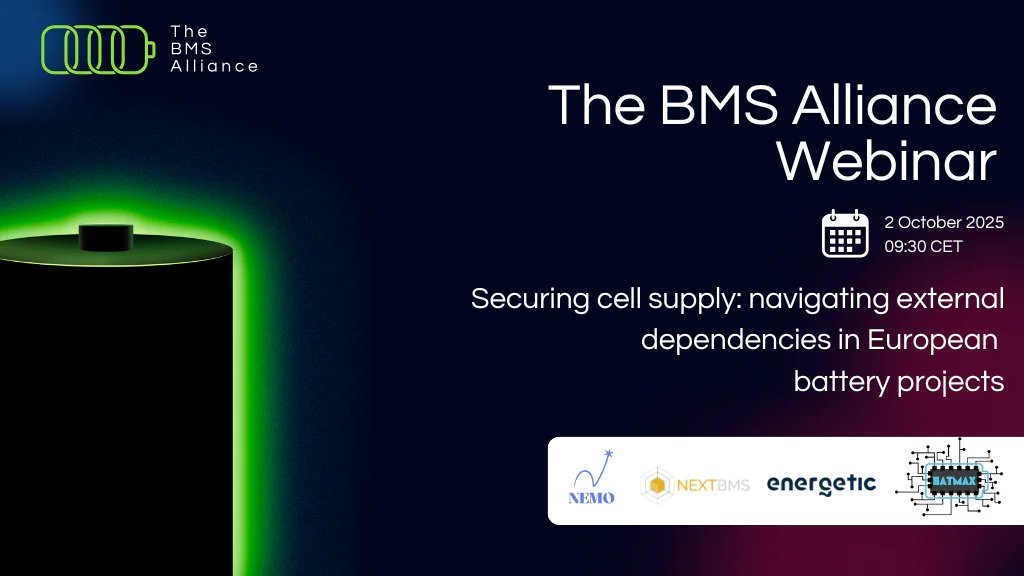 Webinaire BMS Alliance | Sécuriser l’approvisionnement en cellules ...